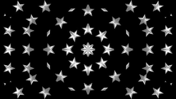Stars rotating animation 3d background seamless loop — Stock Video ...