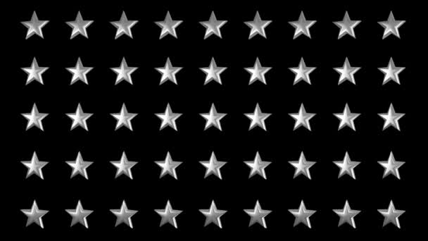 Stars rotating animation 3d background seamless loop — Stock Video ...