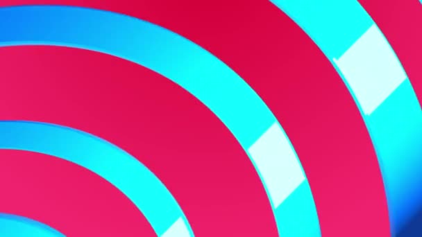 Abstract background with moving circles. Seamless looped video — Stock ...