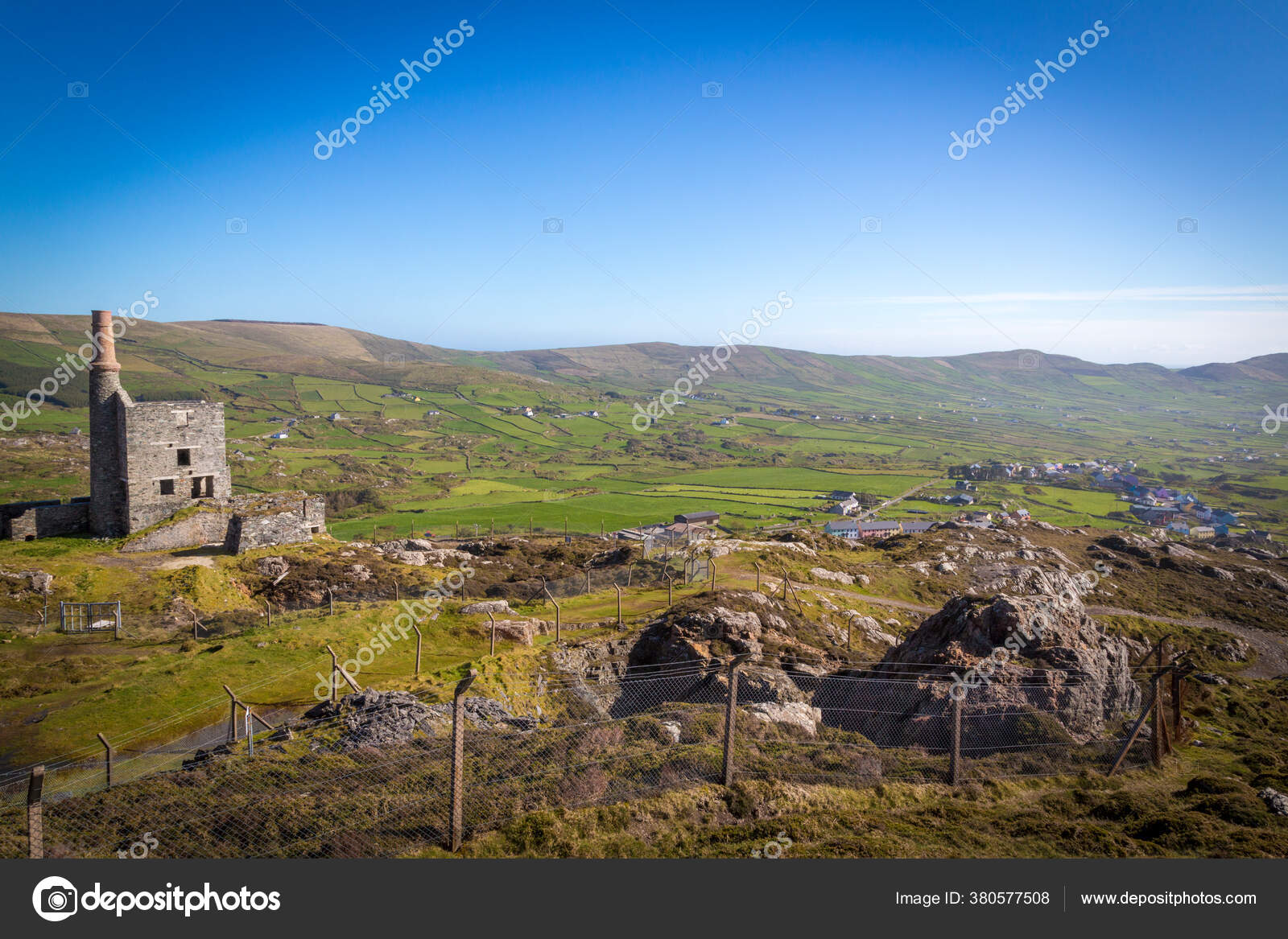Old Copper Mines Allihies Atlantic Beara Peninsula County Cork Ireland ...