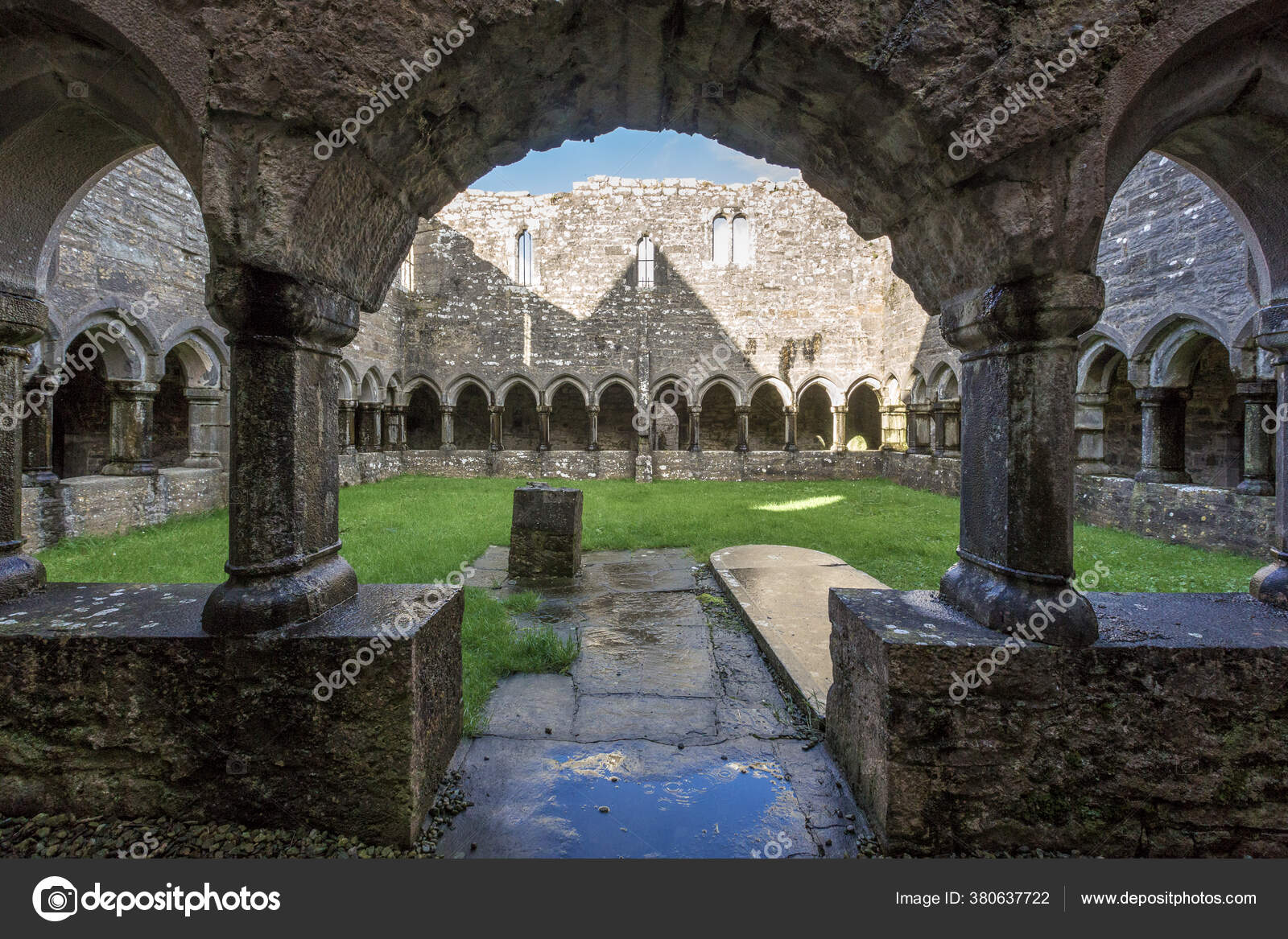 Moyne Abbey Killala Mayo Ireland — Stock Photo © foto.rigg.at #380637722