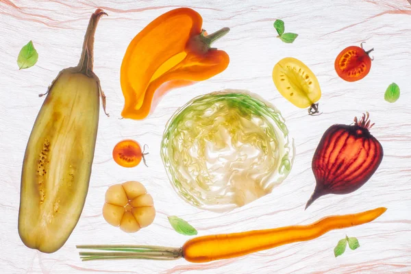 Wallpapers: food desktop wallpaper | Different Vegetables Cut ...