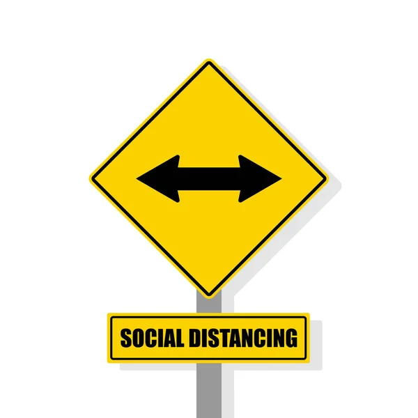 Keep distance sign Vector Art Stock Images | Depositphotos