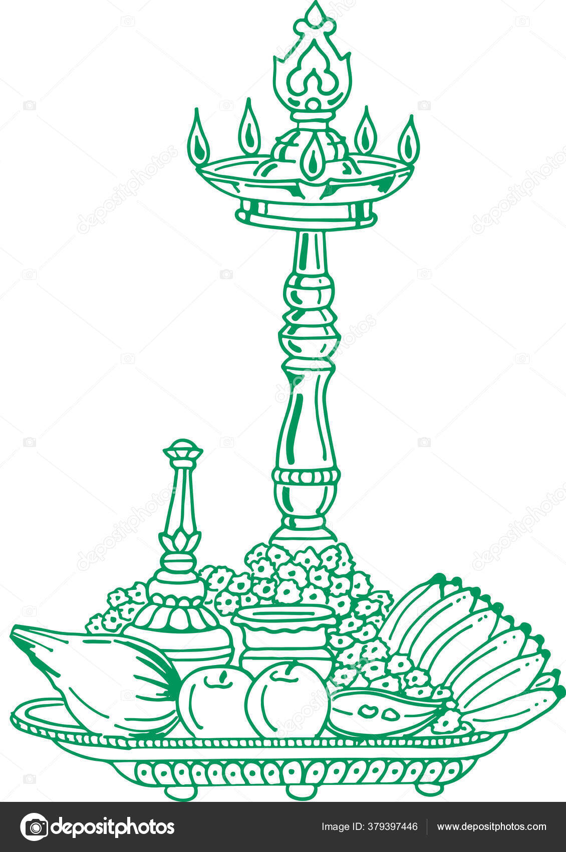 Drawing Sketch Hindu Wedding Card Design Element Outline Editable ...