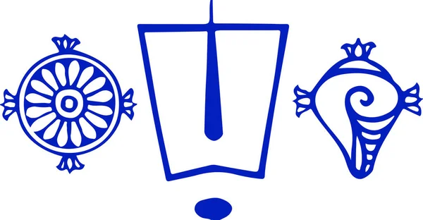 Drawing Sketch Lord Venkateshwara Balaji Sign Symbols Outline Editable ...