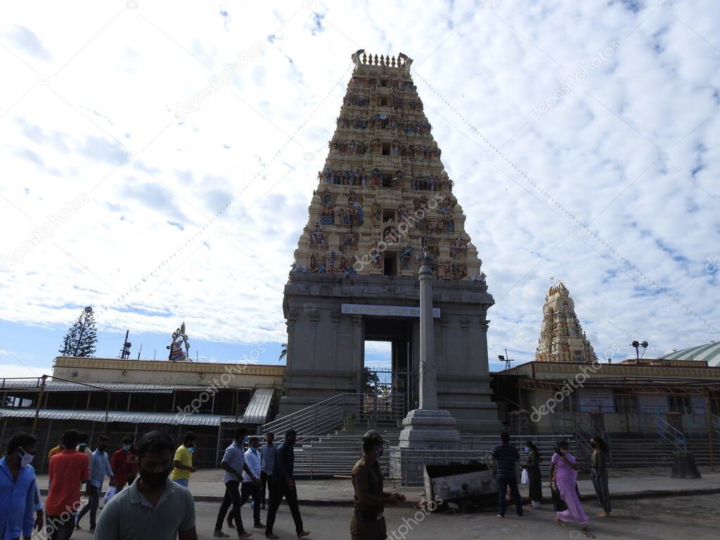 Kollegala, Karnataka / India-28 de junio de 2020: Hermosa vista del ...