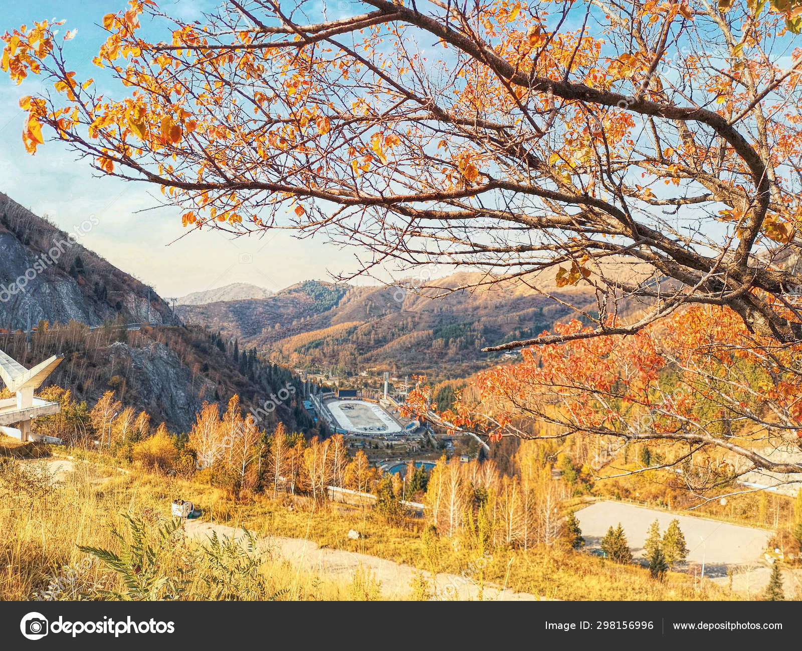 Medeo (Medeu) skating rink in Almaty, Kazakhstan — Stock Photo ...
