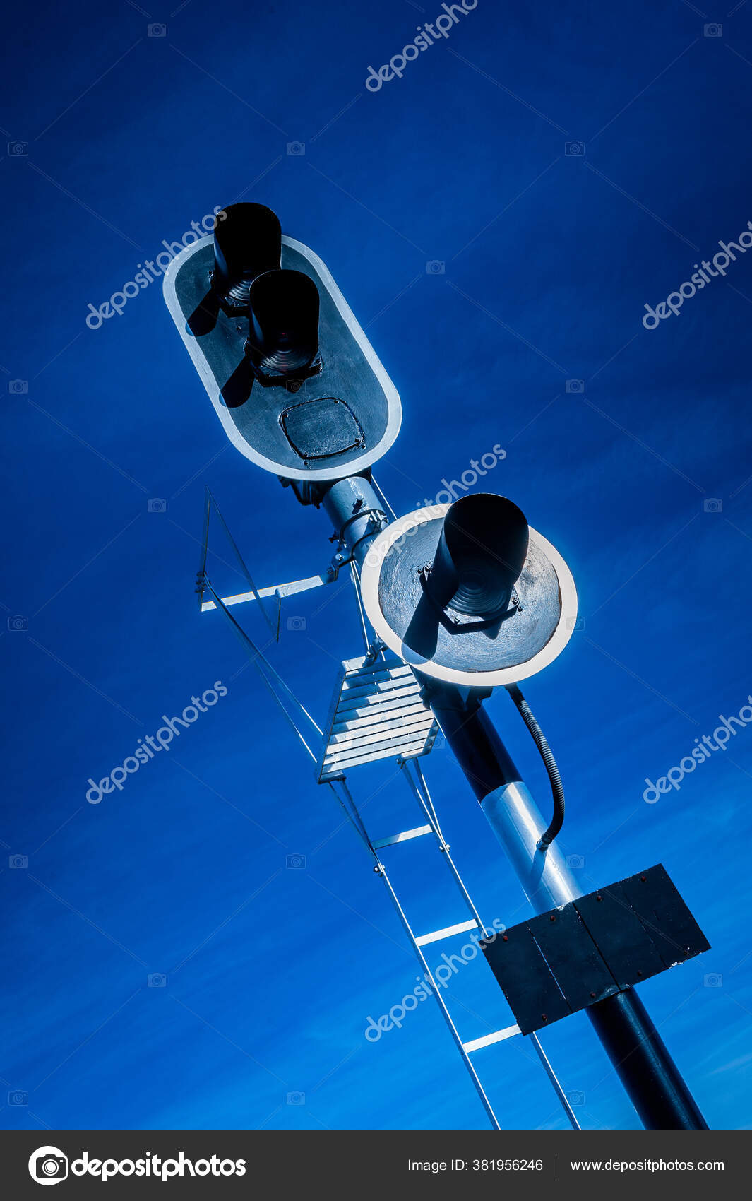 A close up of a train sing angainst the sky — Stock Photo ...