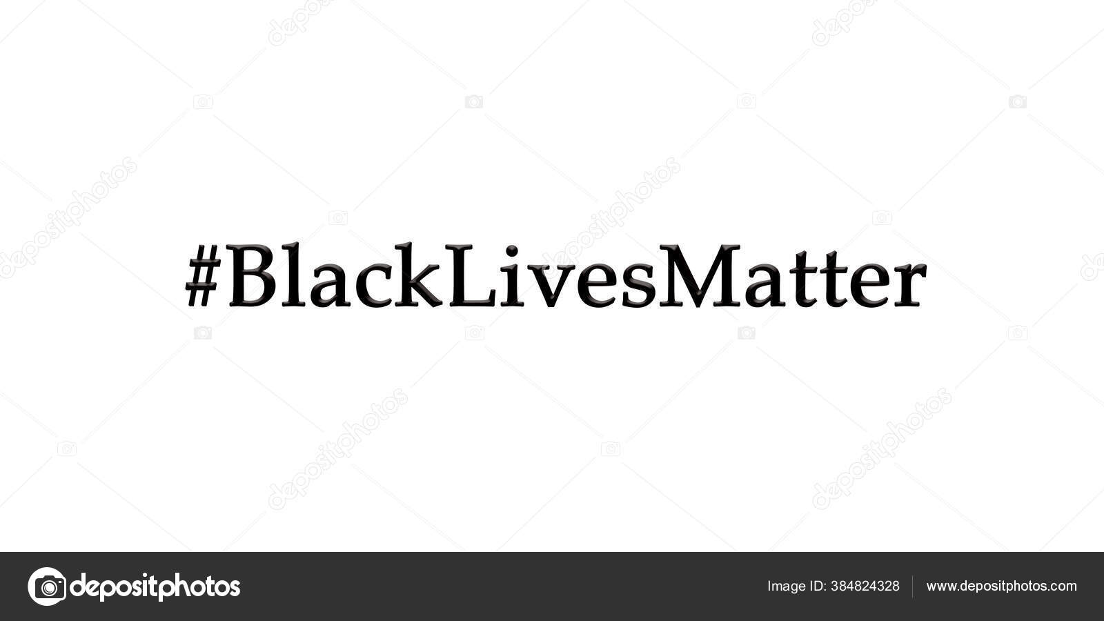 Blacklivesmatter Logo Isolated White Blm Isolated White Blm Letters ...