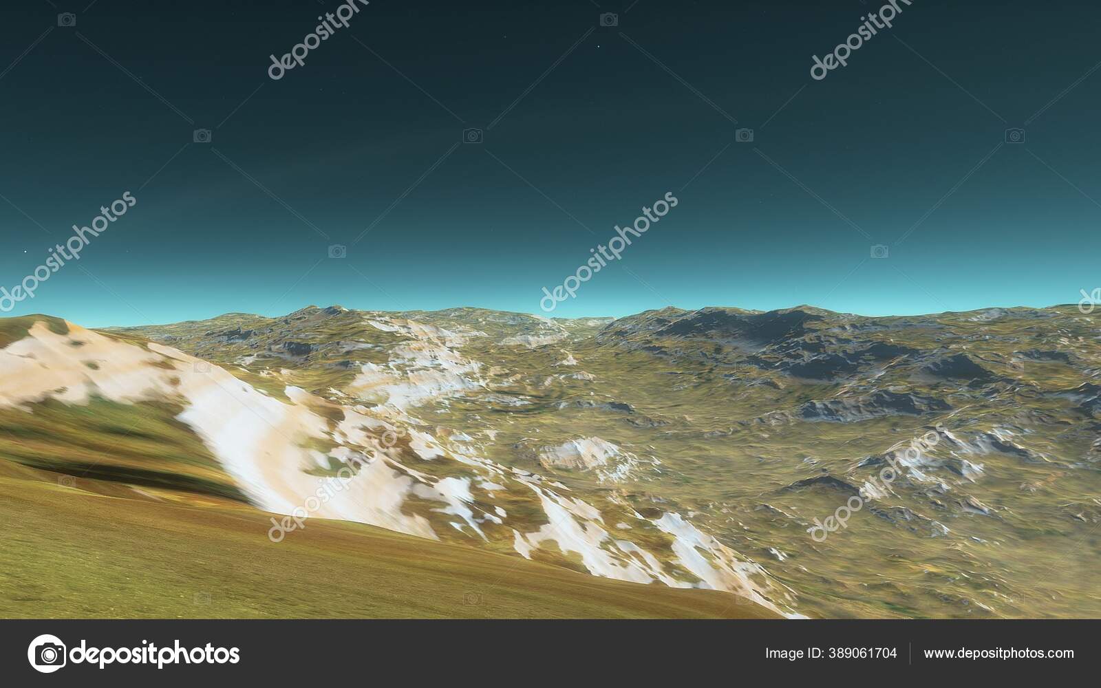 Super Earth Planet Realistic Exoplanet Planet Suitable Colonization ...