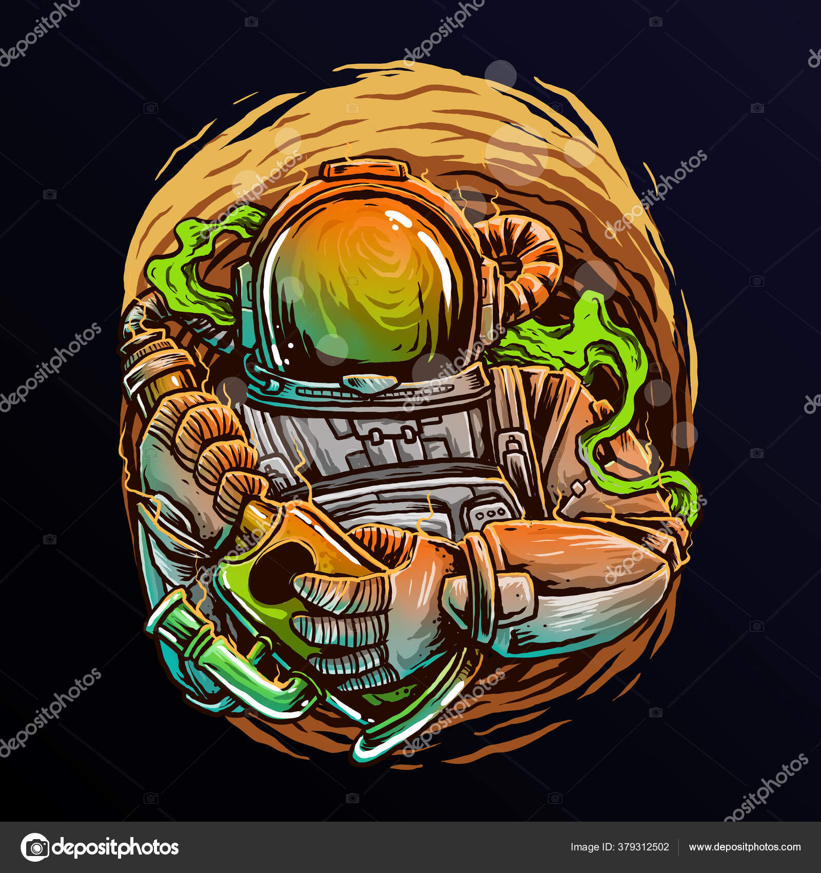 Astronaut With Marijuana