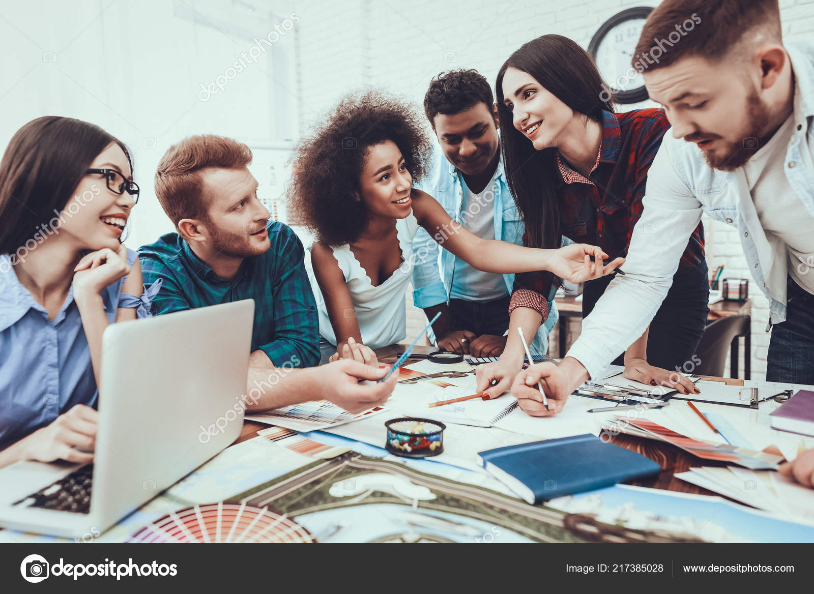 Different Races Of People Working Together