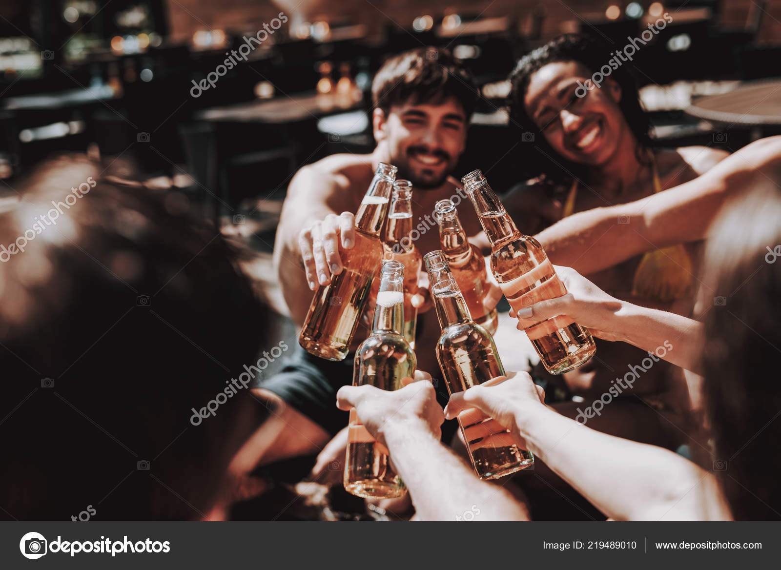 People Partying With Alcohol