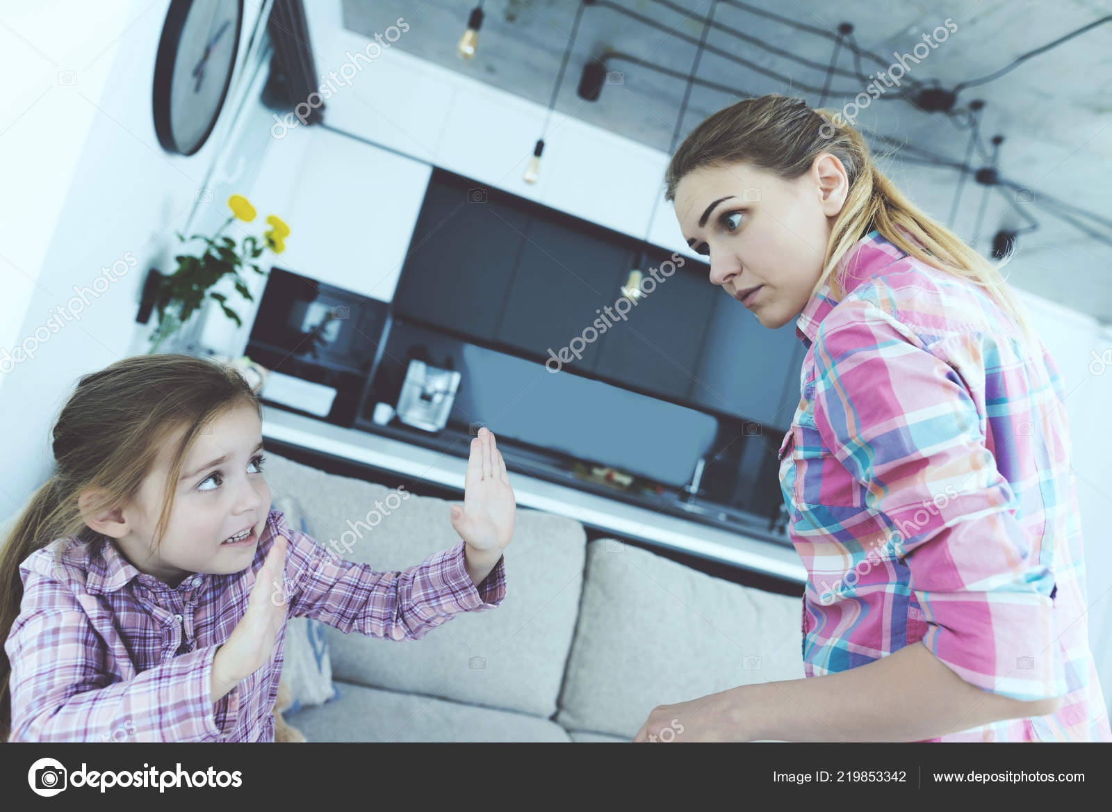 Woman Yelling At Child