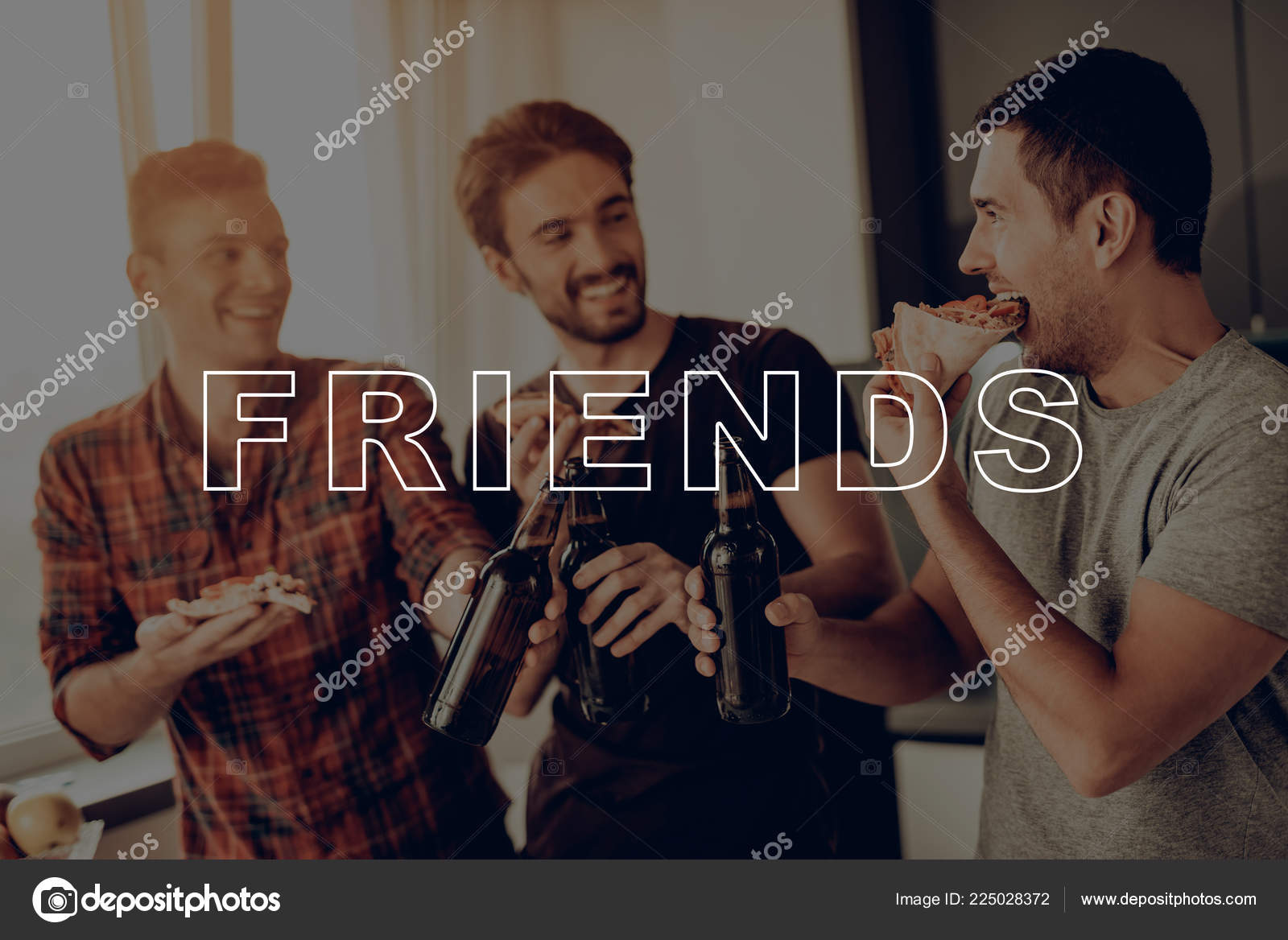 Three Guy Friends Together