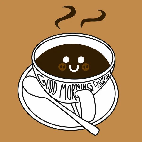 Happy monday coffee Vector Art Stock Images | Depositphotos