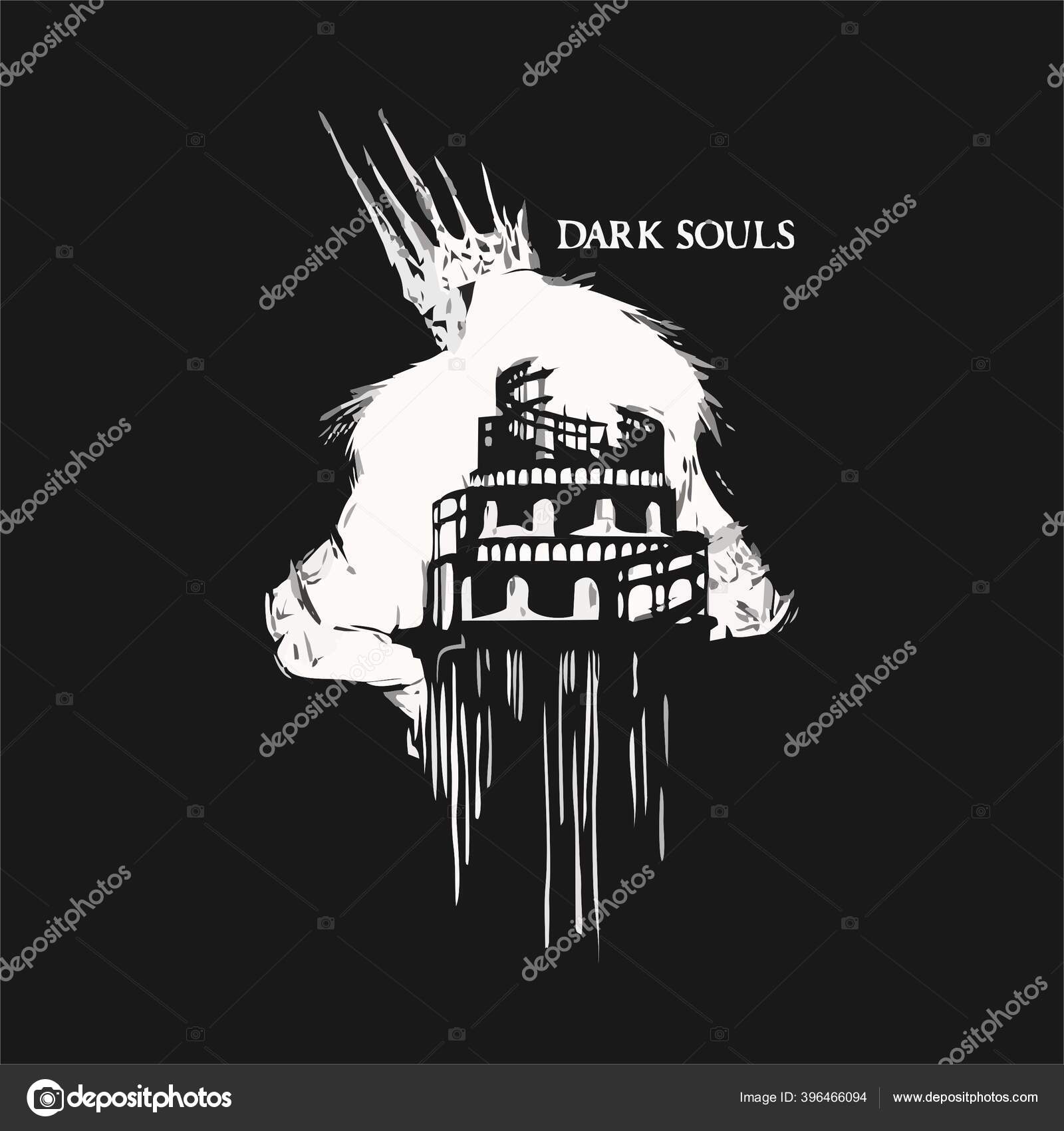 Art Logo Logotype Vector Warrior Illustration Dark Souls Sword Warrior ...