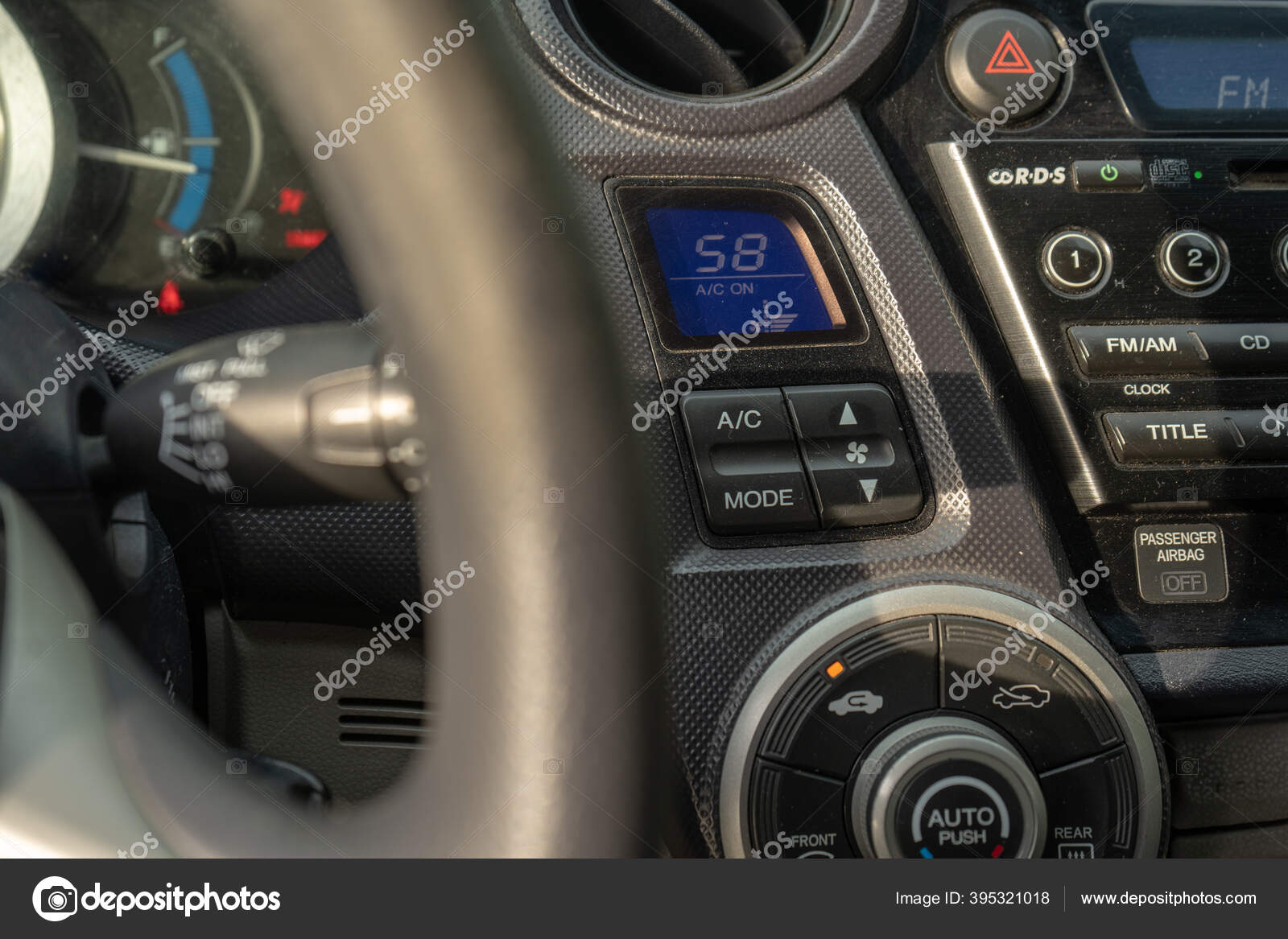 Use Air Conditioner Car Climate Control Dashboard Switching Temperature ...