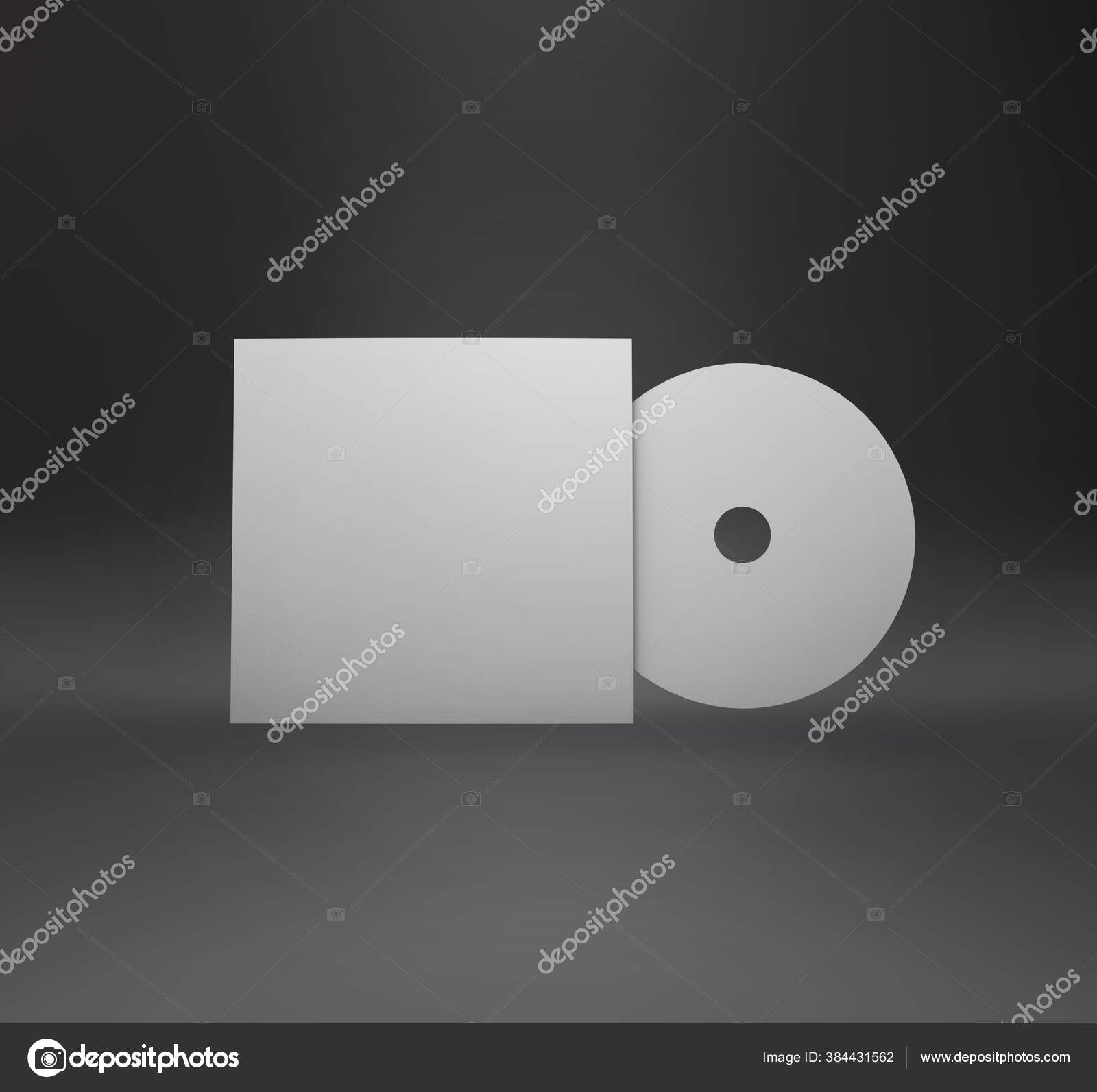 Album Mock Gradient Backdrop Minimal Template Layout Use Your Own ...