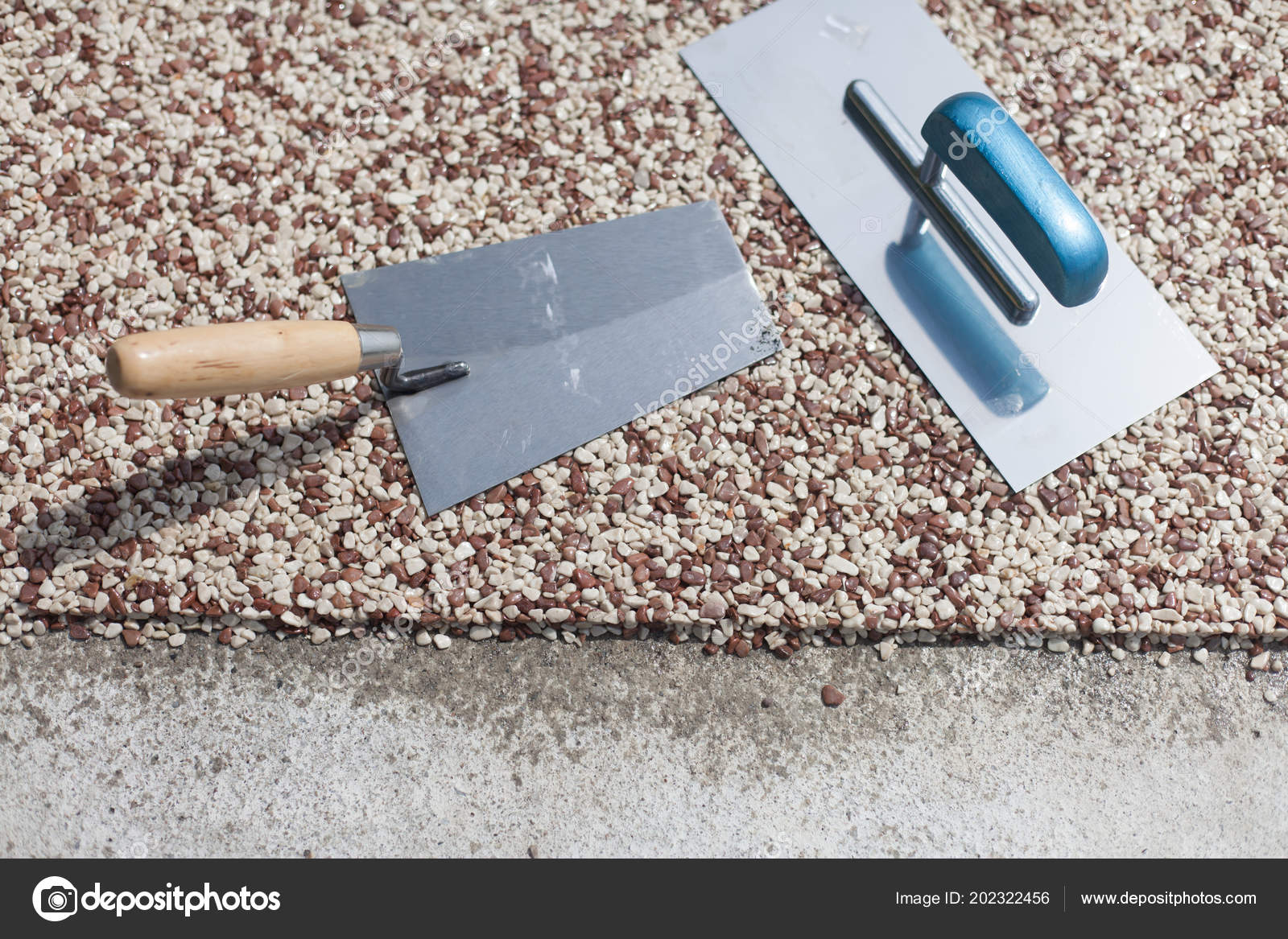 Coloured Concrete Pool Tools Stock Photo by ©rades 202322456