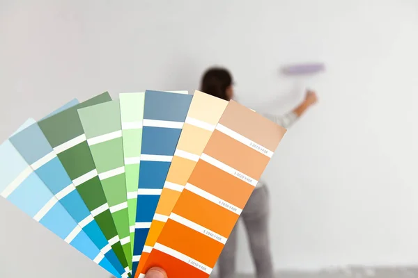Selecting paint colors Stock Photos, Royalty Free Selecting paint ...