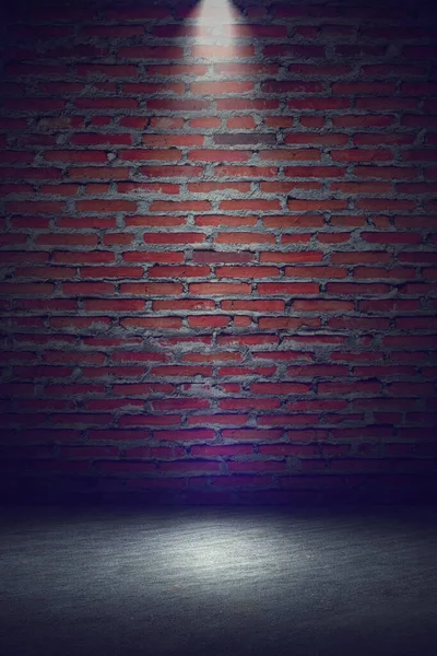 tile floor and brick wall background with lights at night. HD Image and ...