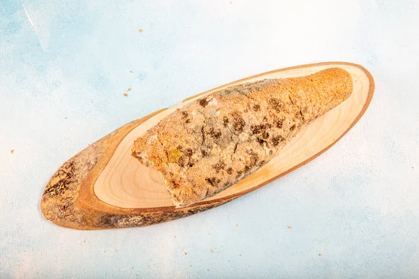 Mouldy (moldy) bread. Bread with mold (must, mustiness, mildew ...