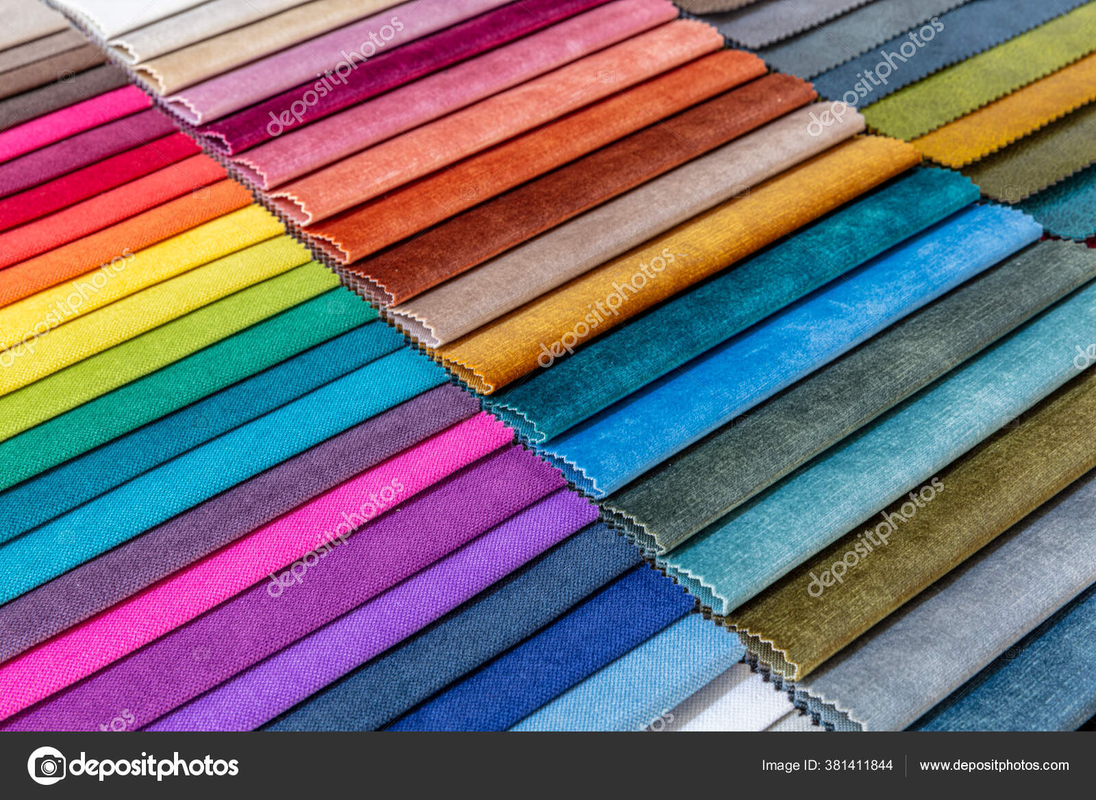 Textile Samples Color Chart Background Pantone Color Fabric Swatches ...
