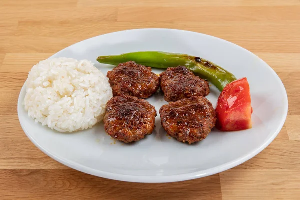 Griskött köttbullar med ris Stock Photos, Royalty Free Griskött ...