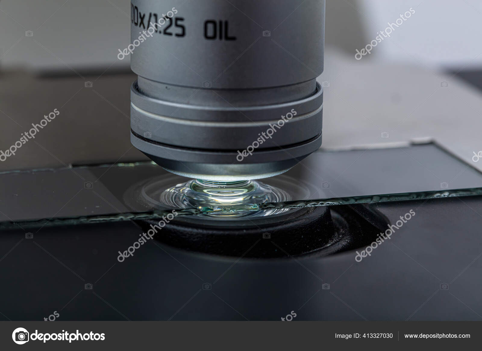 Distribution Immersion Oil Light Microscope Objective Lens Oil ...