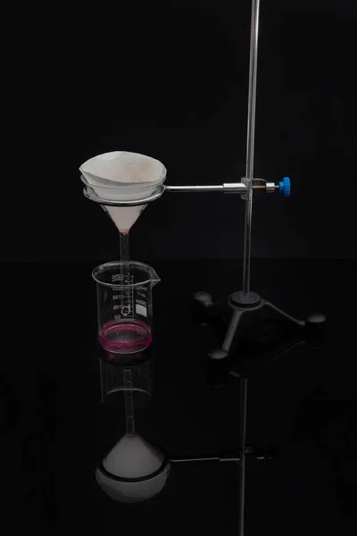 Filter Paper Laboratory Scientists Chemical Filtration Filtering Filter ...