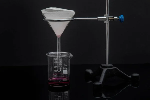 Filter Paper Laboratory Scientists Chemical Filtration Filtering Filter ...