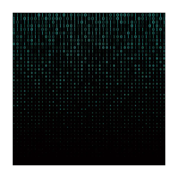Streaming Binary Code Background Vector Illustration Data Matrix — Stock Vector © Alisych #388594424