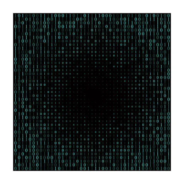 Streaming Binary Code Background Vector Illustration Data Matrix — Stock Vector © Alisych #388594424