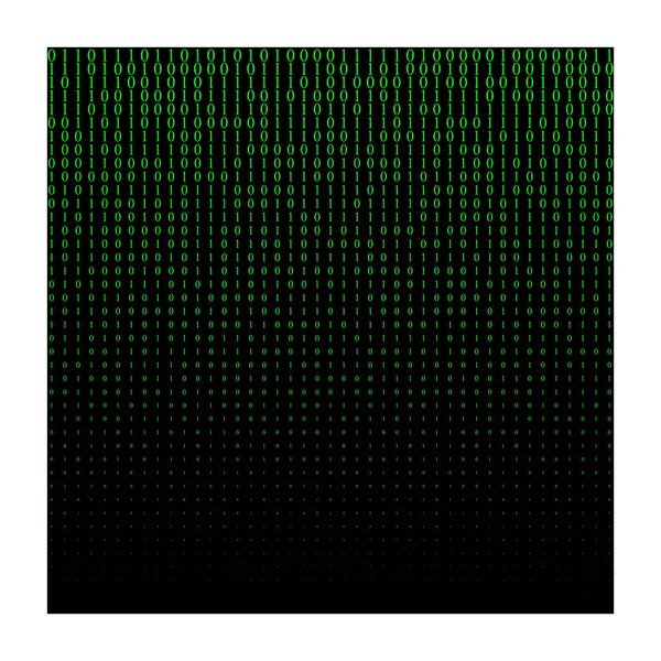 Streaming Binary Code Background Vector Illustration Data Matrix — Stock Vector © Alisych #388594424