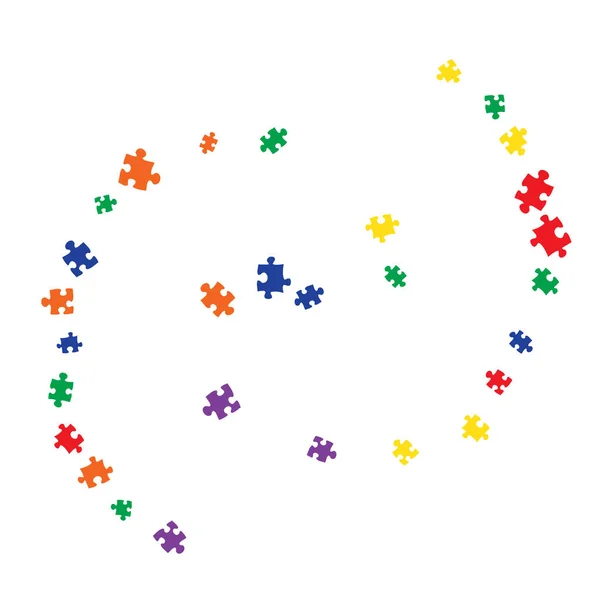 Background Pattern Puzzle Pieces Big Ideas Design Vector Illustration ...