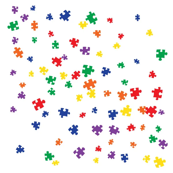 Background Pattern Puzzle Pieces Big Ideas Design Vector Illustration ...