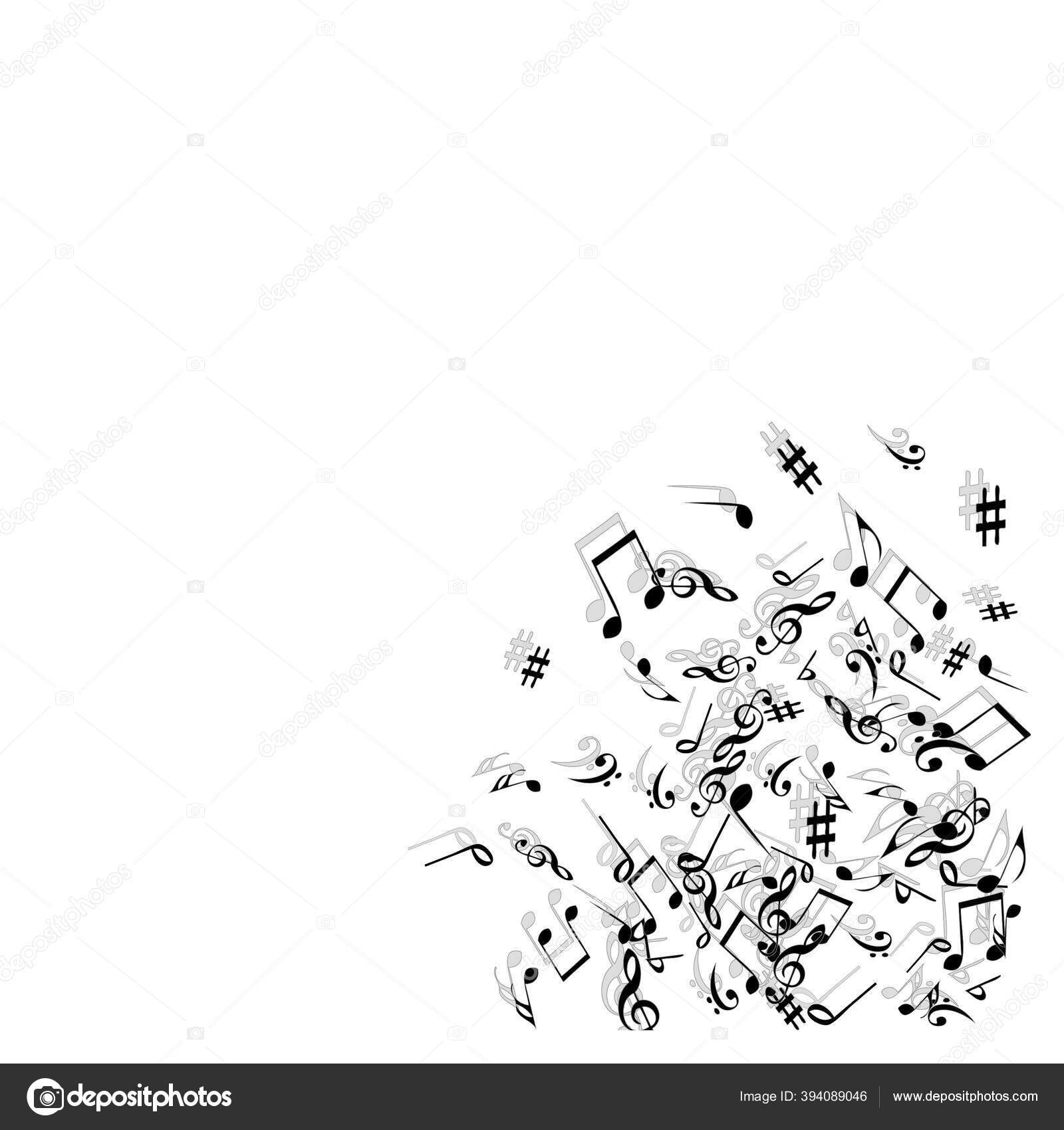 Musical Signs Modern Background Notes Vector Element Musical Poster ...