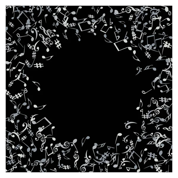 Musical Signs Modern Background Notes Minimalistic Simple Background ...