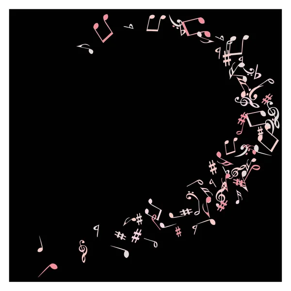 Musical Signs Modern Background Notes Minimalistic Simple Background ...