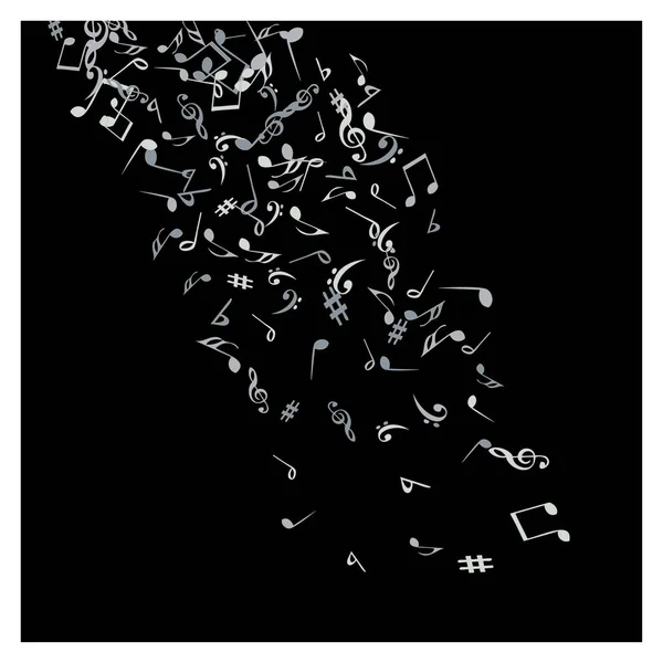 Musical Signs Modern Background Notes Minimalistic Simple Background ...