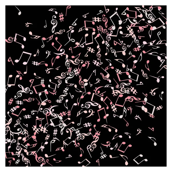 Musical Signs Modern Background Notes Minimalistic Simple Background ...