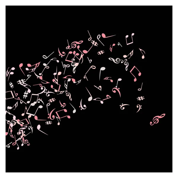 Musical Signs Modern Background Notes Minimalistic Simple Background ...