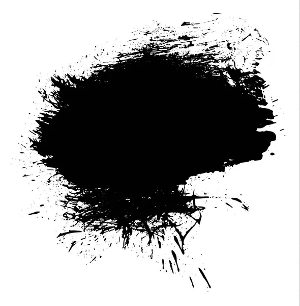 Black messy ink blot. Vector — Stock Vector © Lezhepyoka #292287742