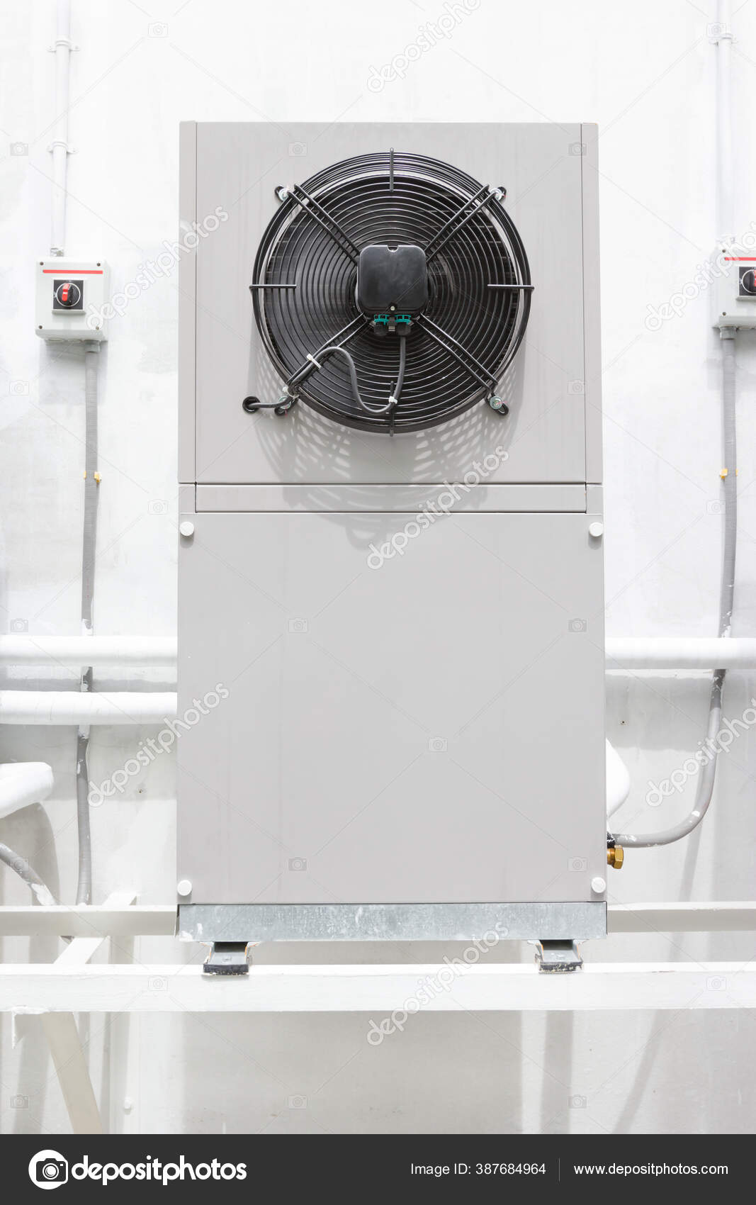 Compressor Unit Air Conditioner — Stock Photo © warat42 #387684964