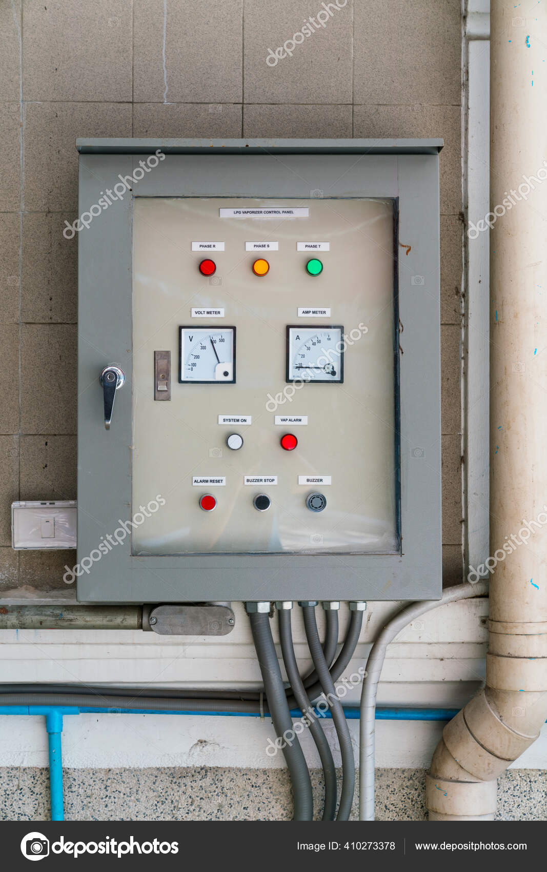 Electricity Control Panel Switchboard Stock Photo by ©warat42 410273378