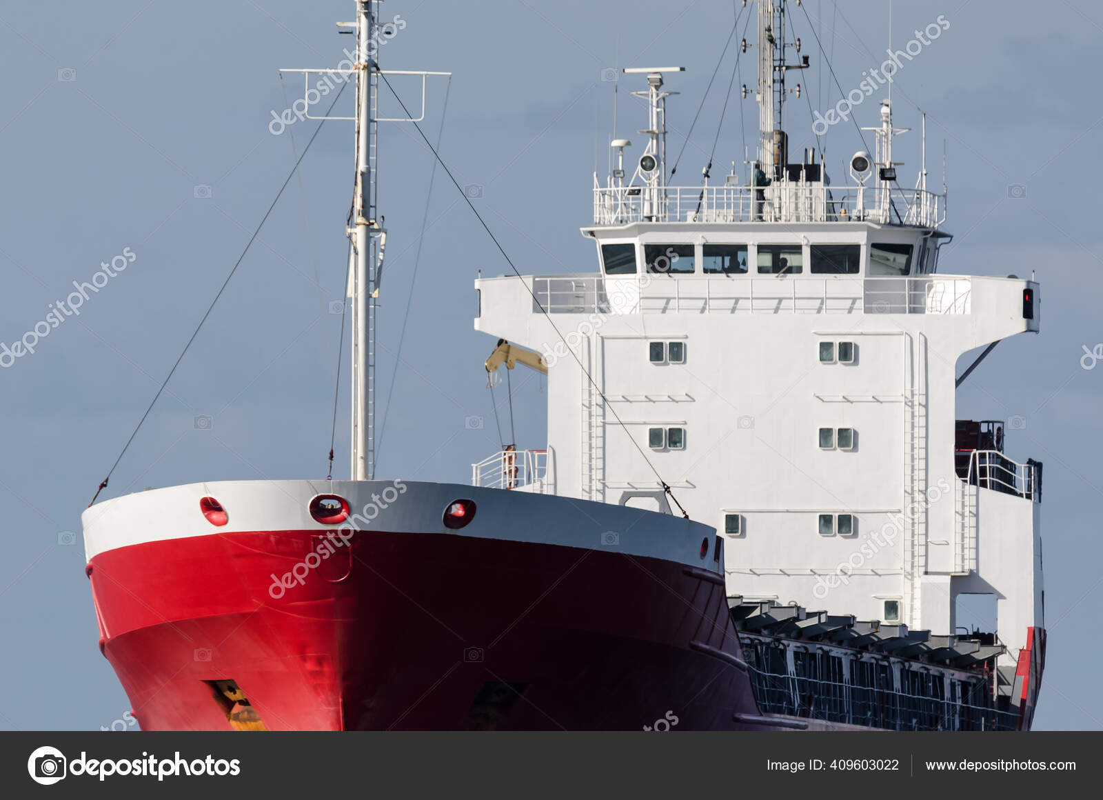 Merchant Vessel Red Ship Cruise Sea ⬇ Stock Photo, Image by ...