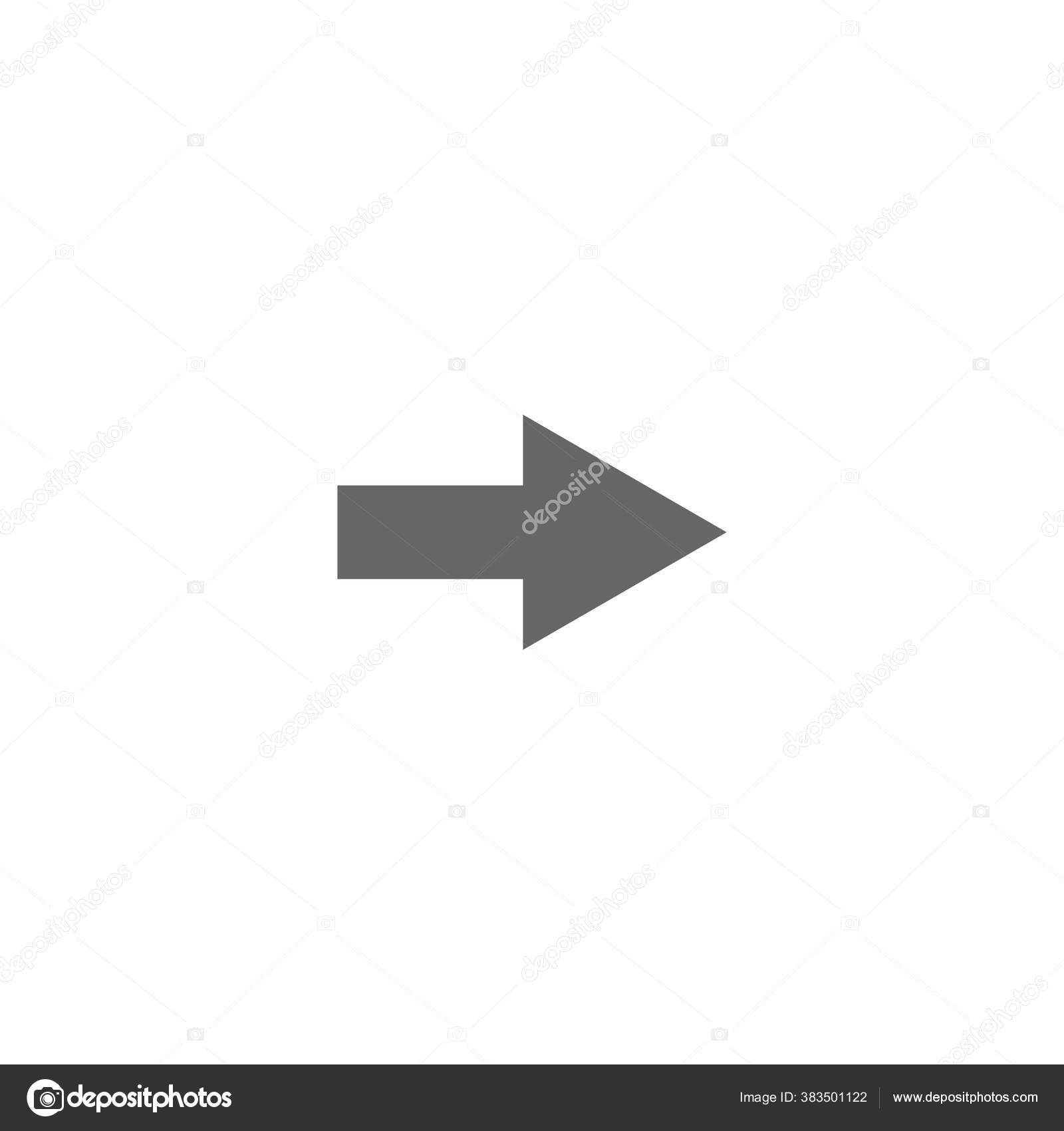 Icône Flèche Symbole Flèche Flèche Vectorielle Ico Vecteur par ...