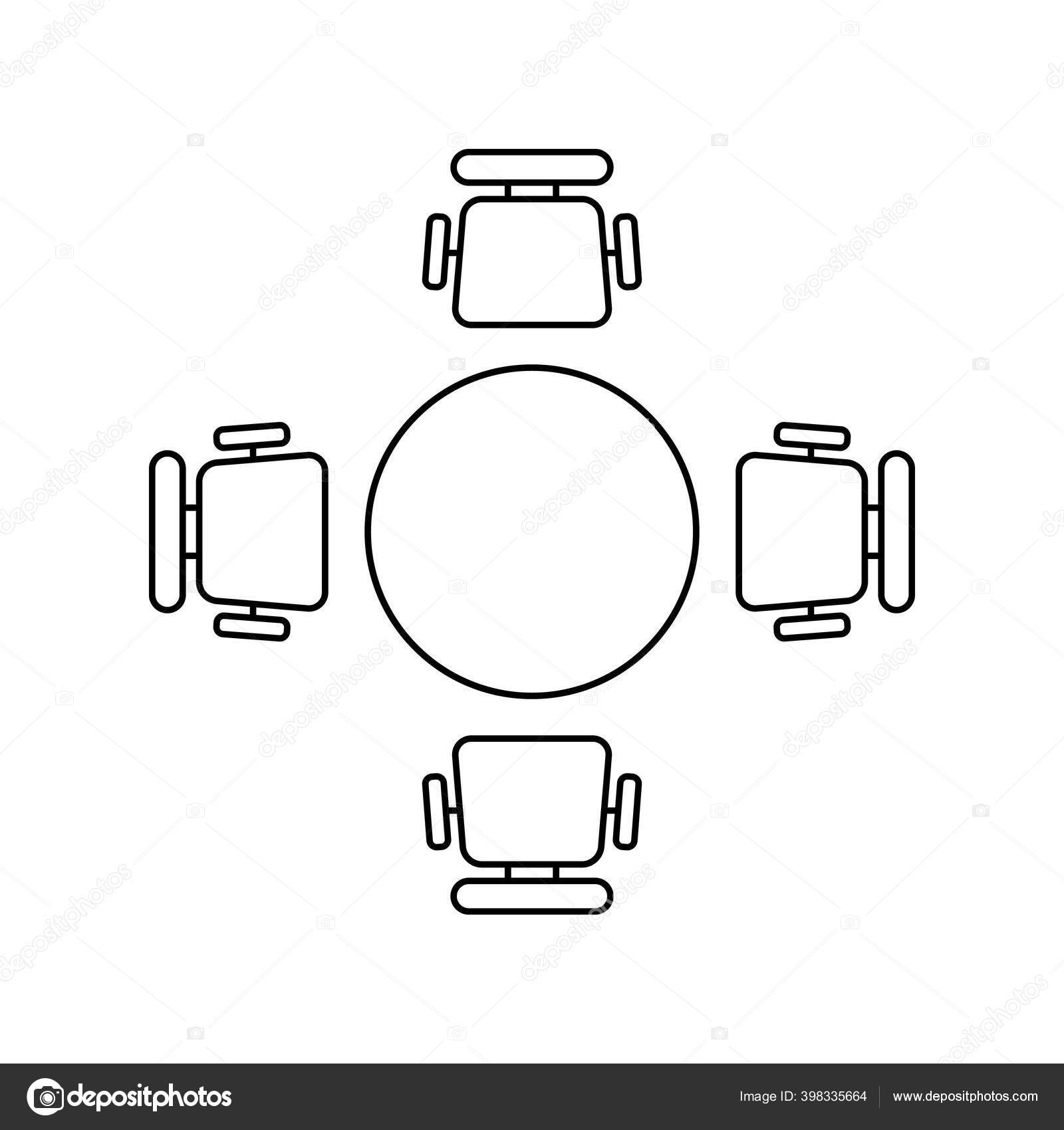 Chair Icon Top View