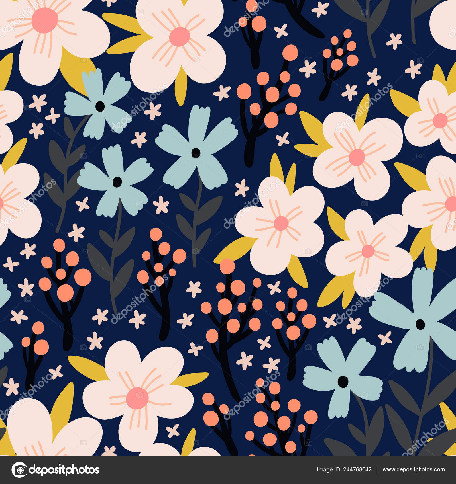 Vector Ditsy Floral Pattern | atelier-yuwa.ciao.jp
